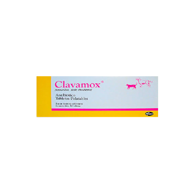 CLAVAMOX TABS 250 MG X 50 TABLETAS - Del Sol Tienda Veterinaria