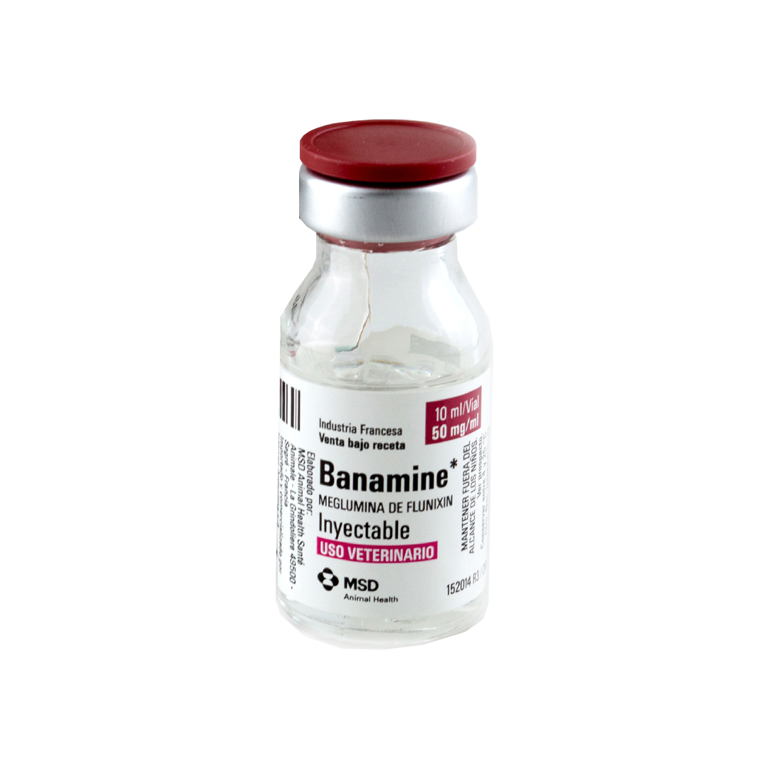 BANAMINE INYECTABLE X 10 ML - Del Sol Tienda Veterinaria